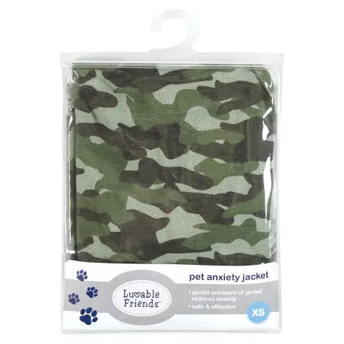 LUVABLE FRIENDS Pet Anxiety Jacket - Camo