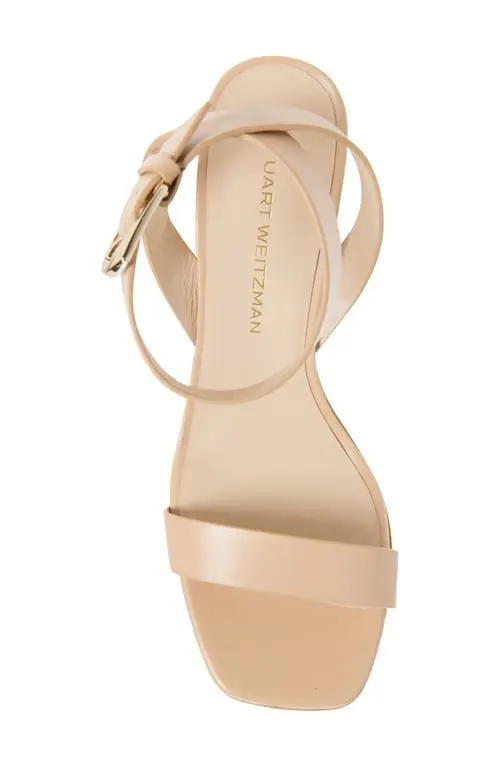 STUART WEITZMAN Ankle Strap Sandal - Adobe Brown