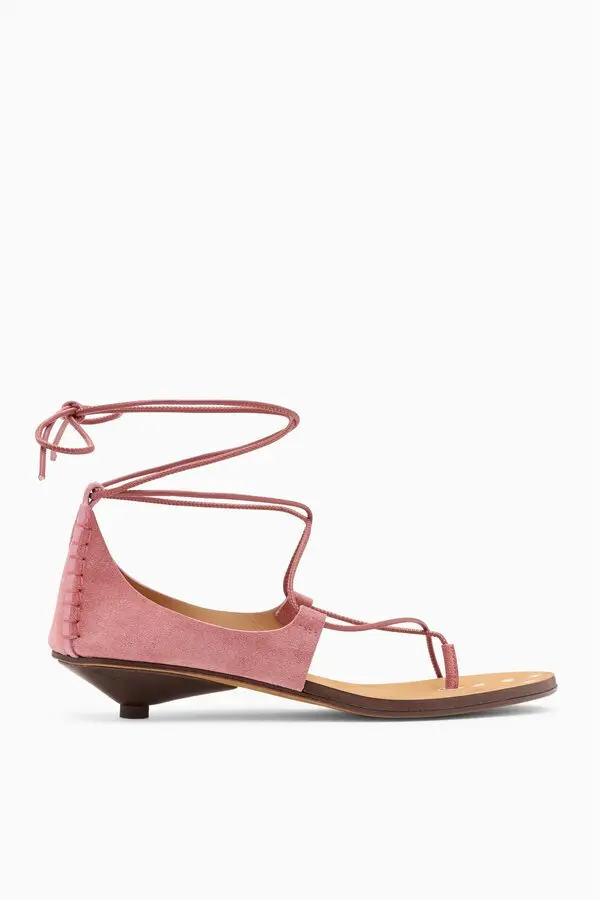 Ulla Johnson Aves Kitten Heel Sandal - Fig