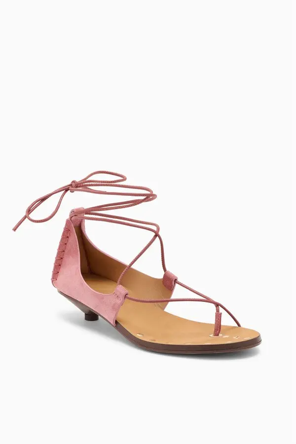 Ulla Johnson Aves Kitten Heel Sandal - Fig
