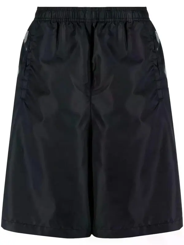 Off-White Diag-print Surfer Swim Shorts - Black