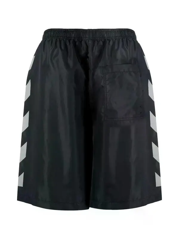 Off-White Diag-print Surfer Swim Shorts