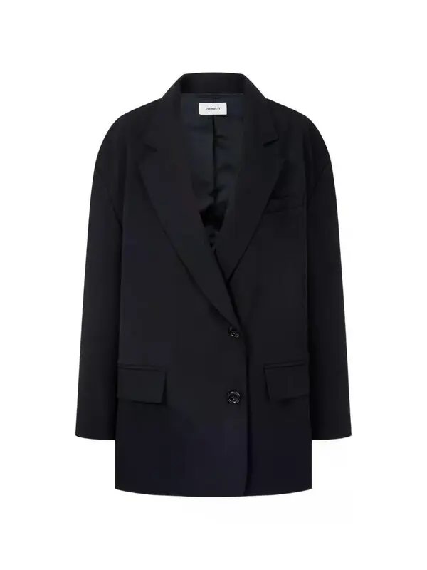 STUDIO TOMBOY Buttoned Maxi Blazer - Blue