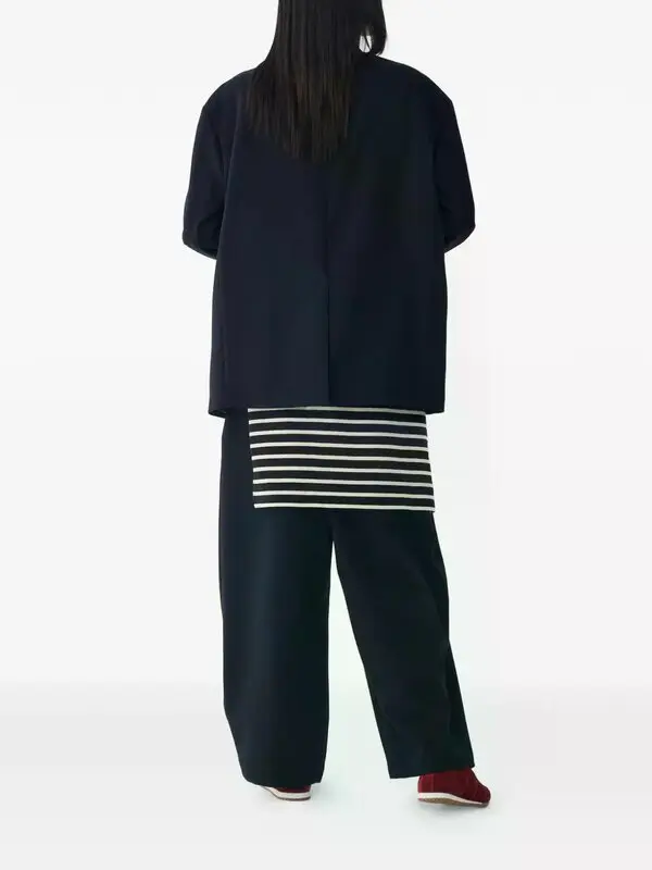 STUDIO TOMBOY Buttoned Maxi Blazer - Blue