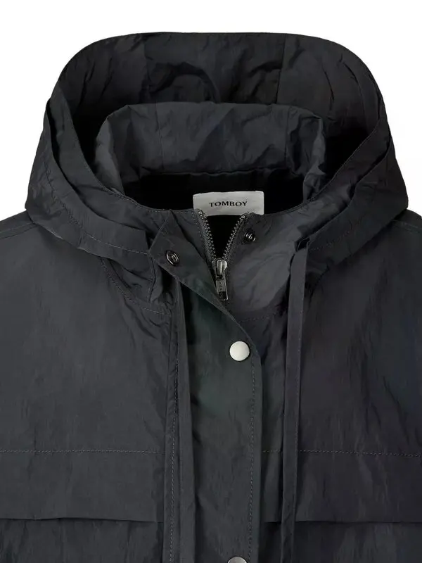 STUDIO TOMBOY Utility Design Hooded Jacket - Grey