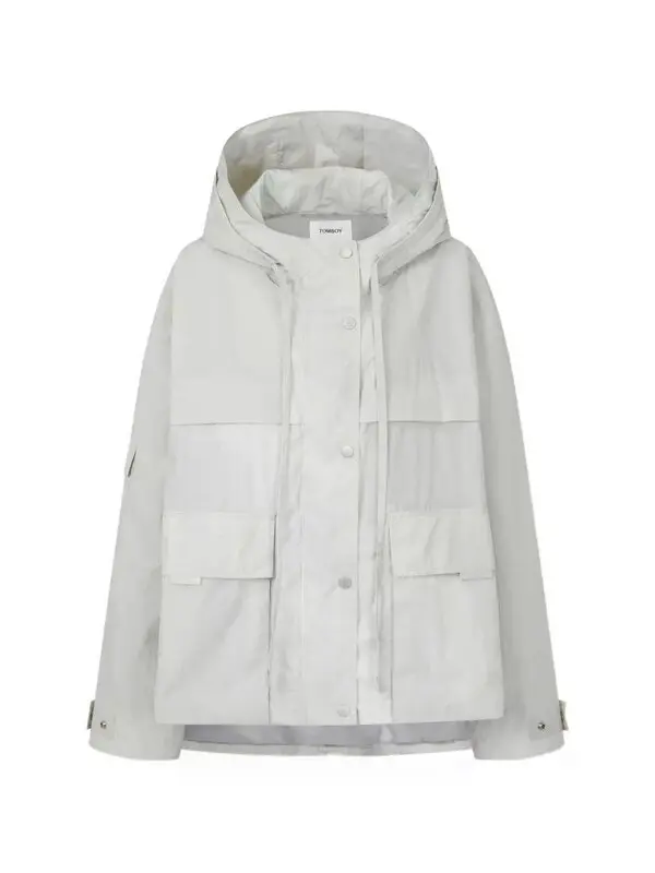 STUDIO TOMBOY Hooded Utility Jacket - Grey