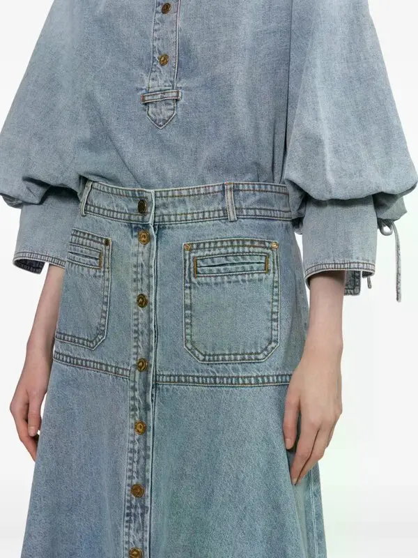 Zimmermann Buttoned Skirt