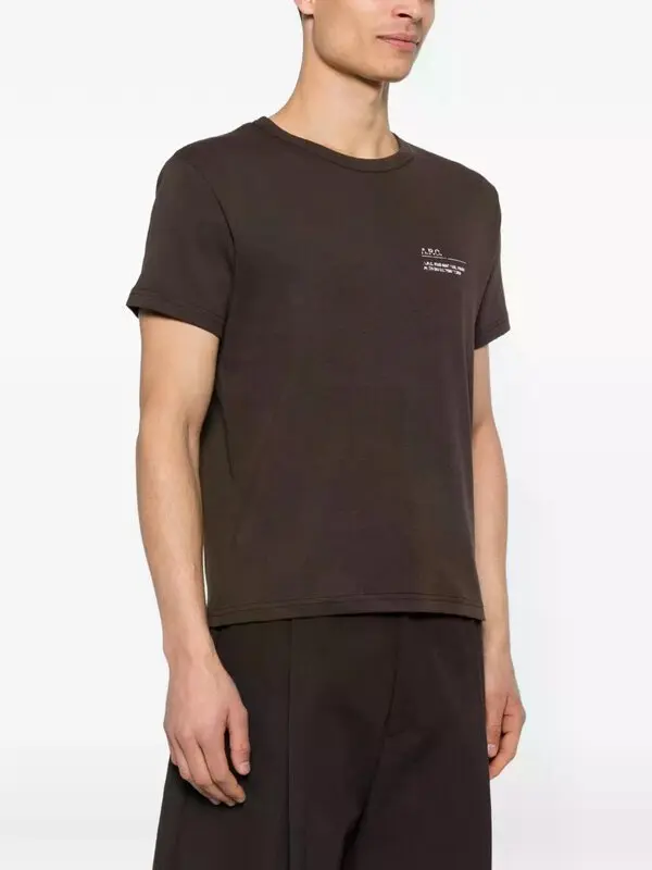 A.p.c. Logo-detail T-shirt