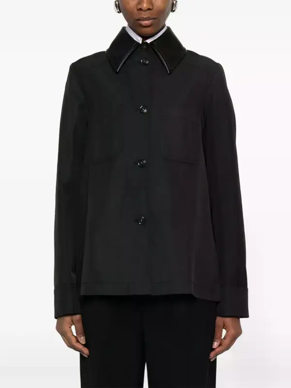 Sportmax Boxy Collar Jacket - Black