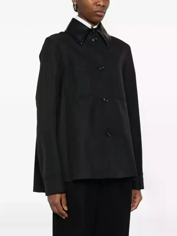 Sportmax Boxy Collar Jacket - Black