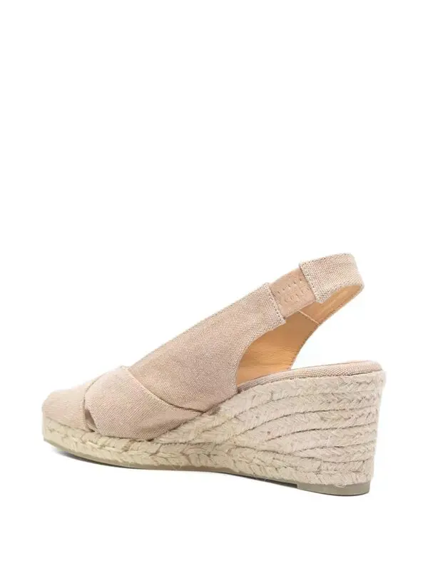 CastaÑer Diana Wedge Espadrilles - Neutrals