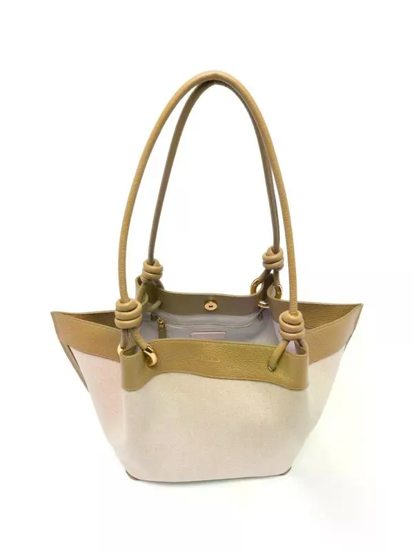 COCCINELLE Knotted-strap Shoulder Bag - Neutrals
