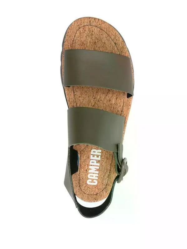 Camper Oruga Sling-back Sandals - Green