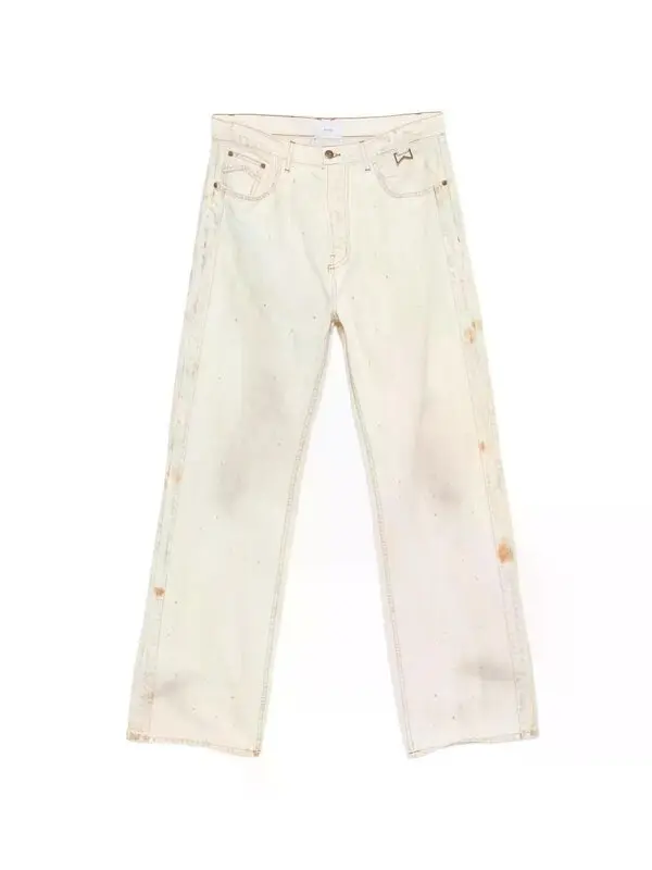 Rhude Distressed Straight Jeans