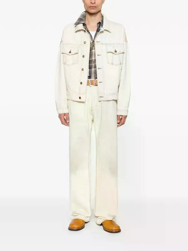 Rhude Distressed Straight Jeans