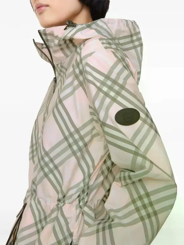 Burberry Check Hooded Jacket