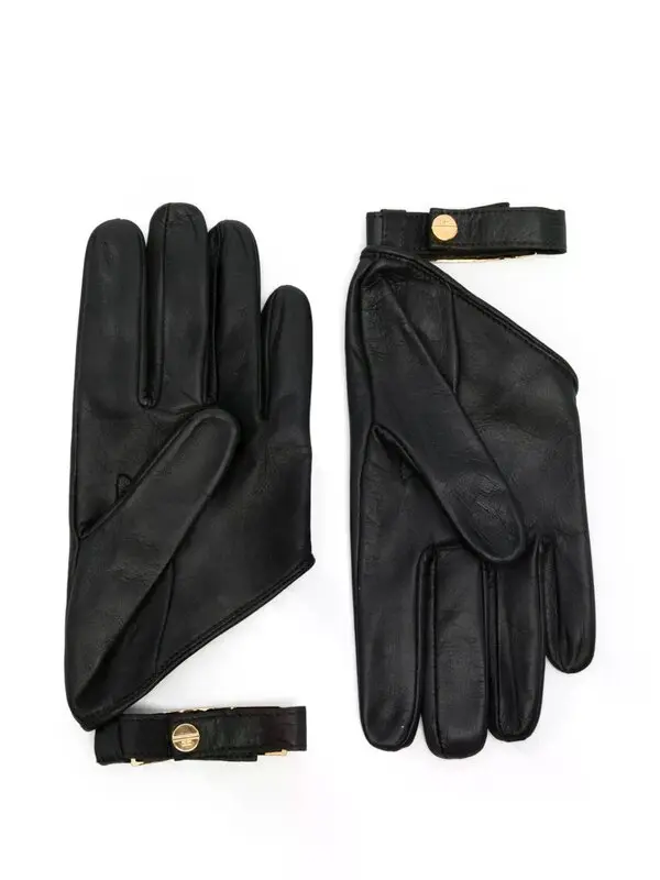 Elisabetta Franchi Cut-out Buckle Gloves