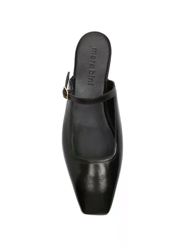MARA BINI Buckle Strap Mules