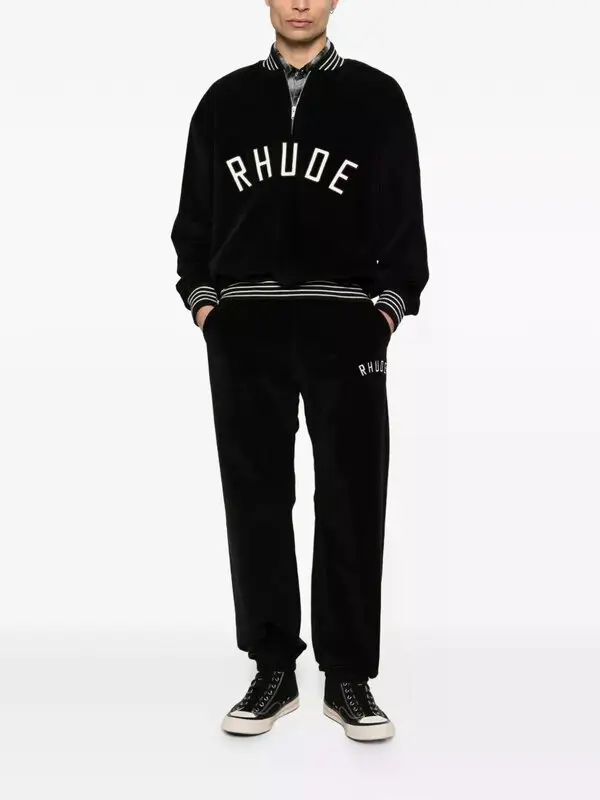 Rhude Logo Velour Track Pants