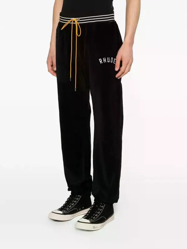 Rhude Logo Velour Track Pants
