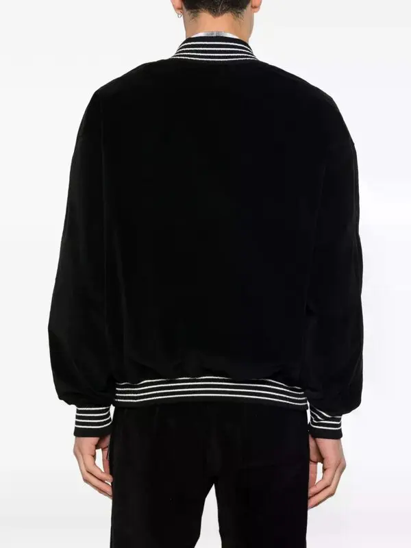Rhude Velour Quarter-zip Sweatshirt