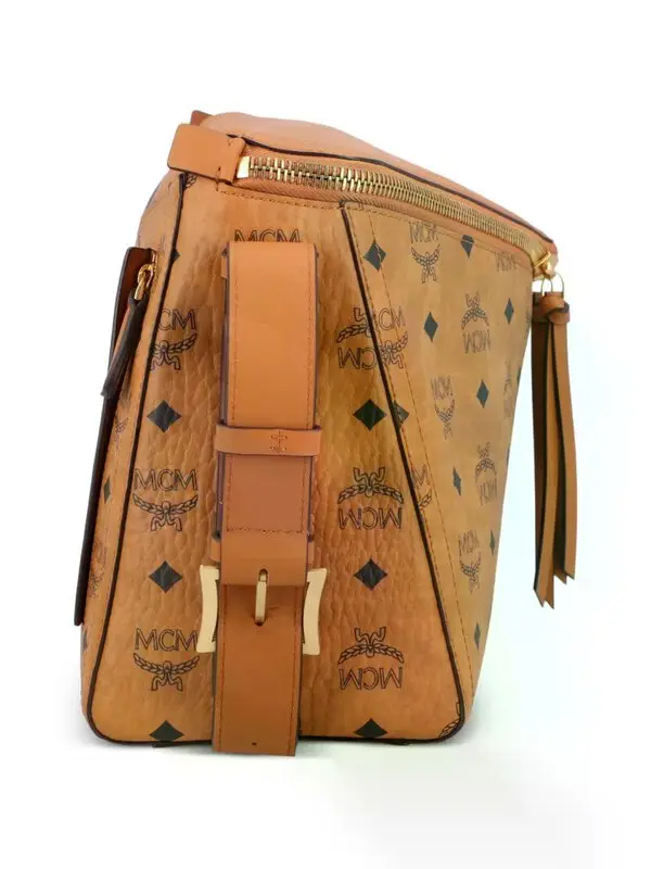 Mcm Diamant 3d Leather Shoulder Bag