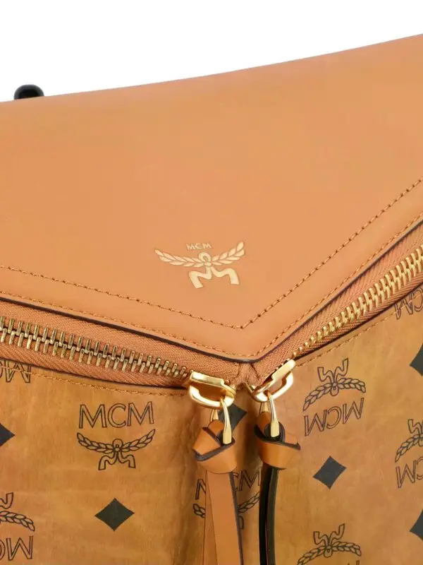 Mcm Diamant 3d Leather Shoulder Bag