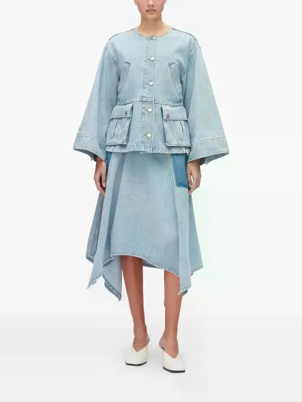 3.1 Phillip Lim Flap-pocket Cotton Jacket - Blue