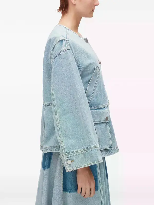 3.1 Phillip Lim Flap-pocket Cotton Jacket - Blue