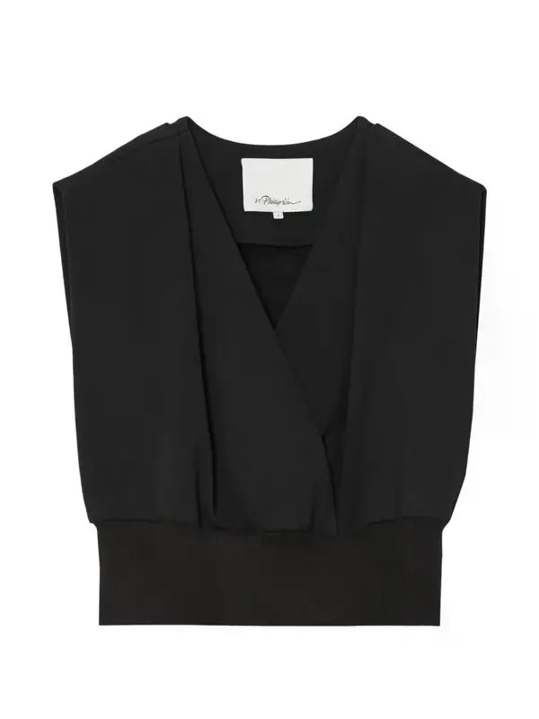 3.1 Phillip Lim V-neck Top With Shoulder Pads