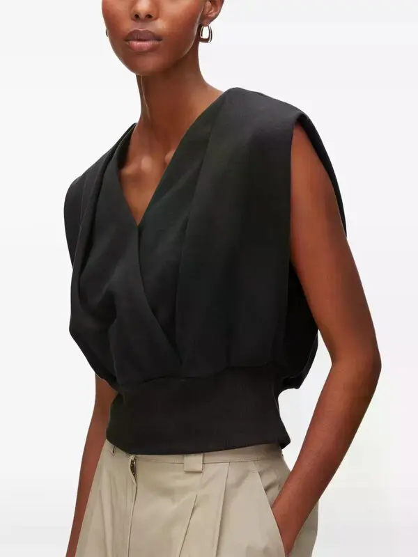 3.1 Phillip Lim V-neck Top With Shoulder Pads
