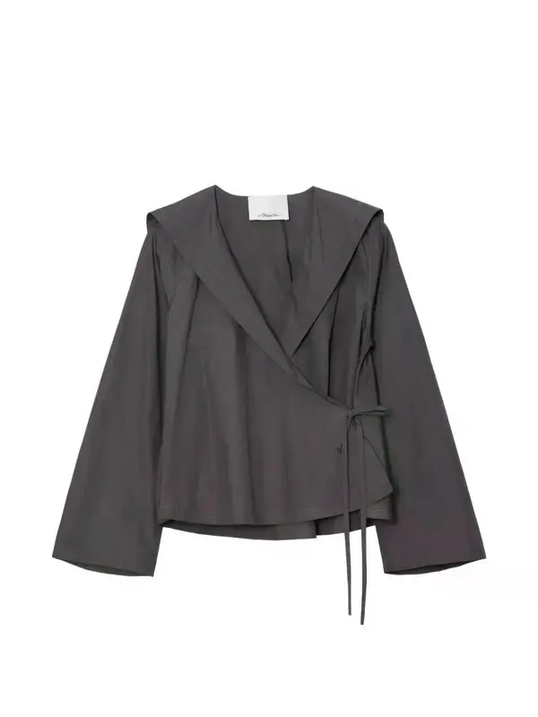 3.1 Phillip Lim Wide Collar Tie Blouse