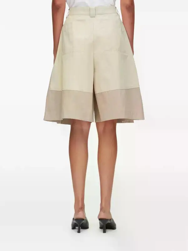 3.1 Phillip Lim Pleated Colour-block Shorts