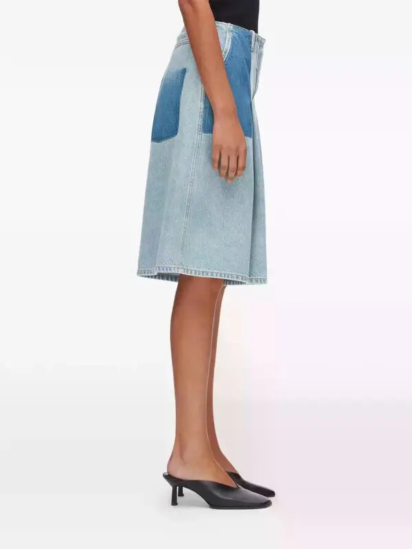 3.1 Phillip Lim Patchwork Pleat Shorts