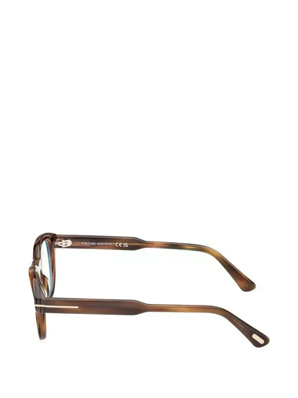 TOM FORD Round-frame Glasses - Brown