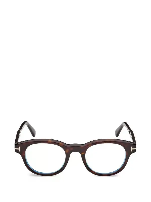 TOM FORD Round-frame Glasses - Brown