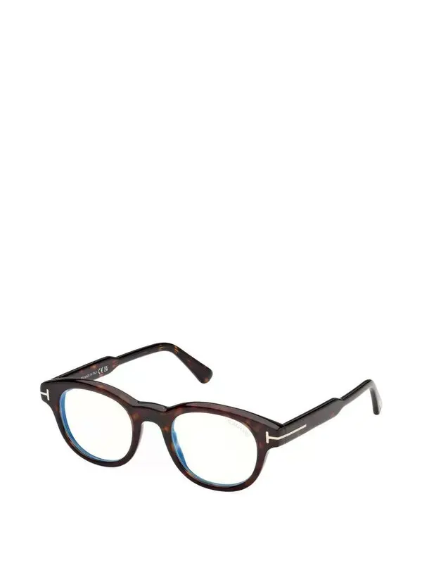 TOM FORD Round-frame Glasses - Brown