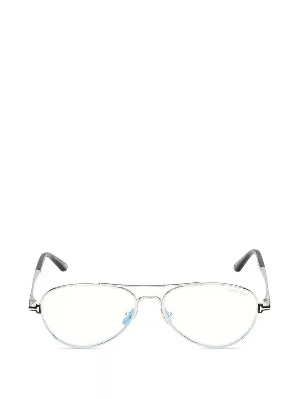 TOM FORD Pilot-frame Glasses - Silver
