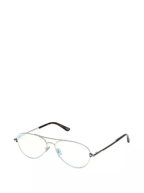TOM FORD Pilot-frame Glasses - Silver