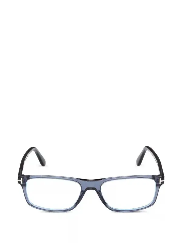 TOM FORD Rectangle-frame Glasses - Blue
