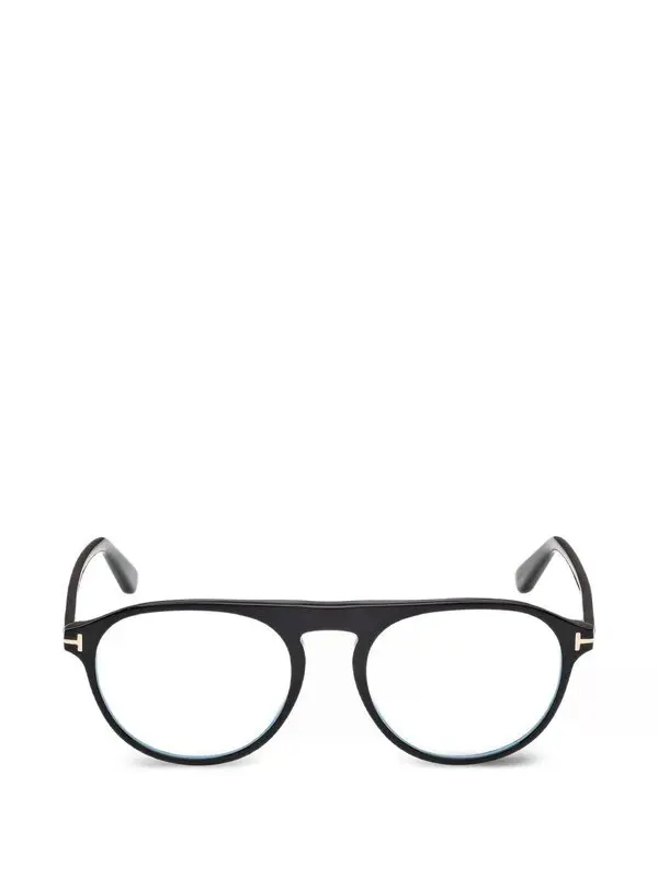 TOM FORD Round-frame Glasses - Black