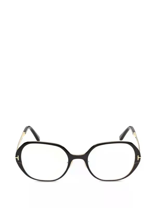 TOM FORD Oval-frame Glasses - Black