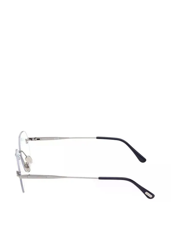 TOM FORD Rimless Oval-frame Glasses