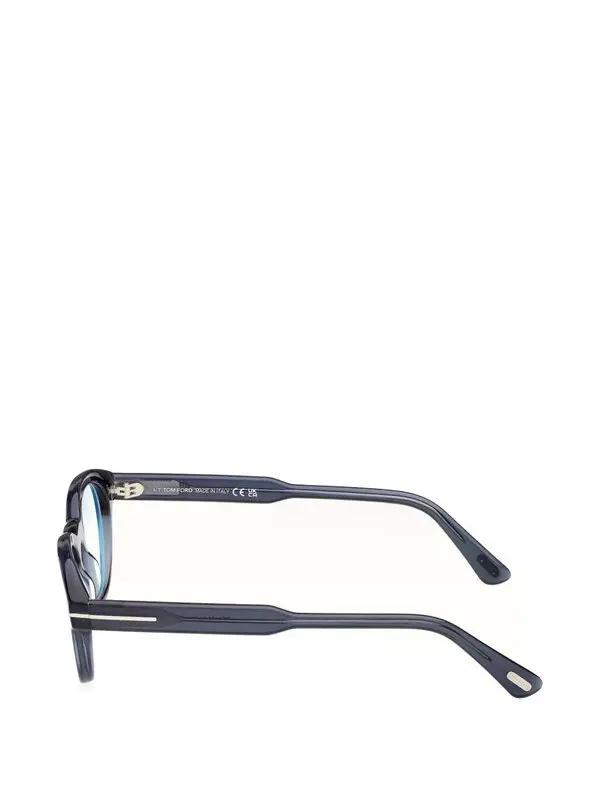 TOM FORD Round-frame Glasses - Blue