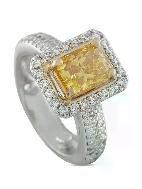LB EXCLUSIVE 18k White Gold Diamond Ring