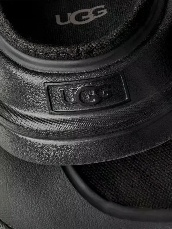 UGG Strap-detail Flat Mules - Black