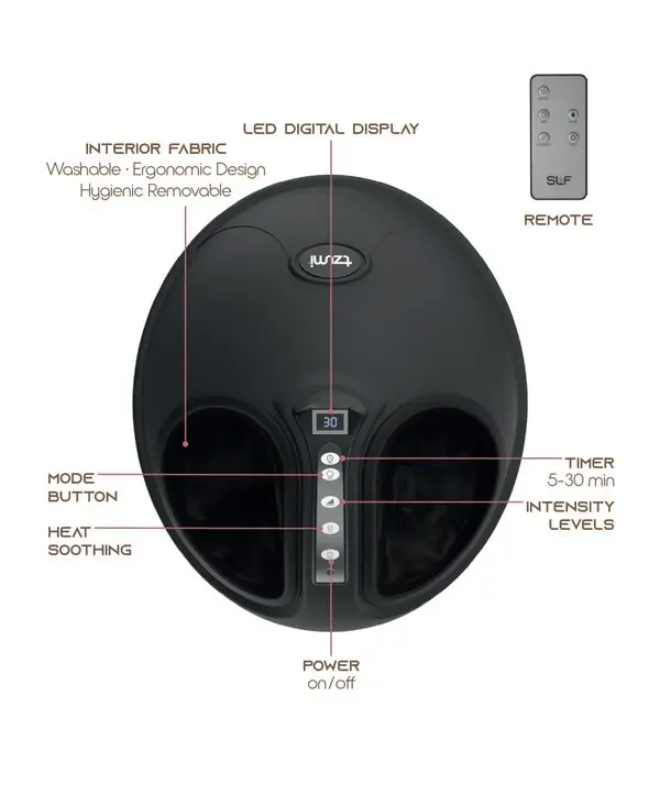 TZUMI Shiatsu Spa Foot Heat Massager