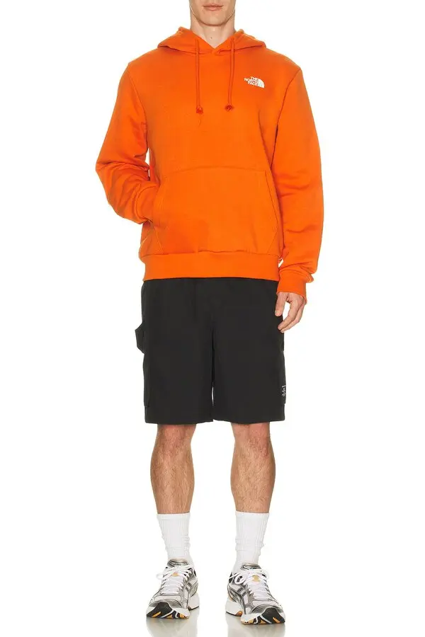 The North Face Evolution Box Nse Regular Hoodie - Lava Red