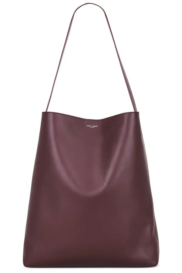 Saint Laurent Bowling Tote - Hot Wine