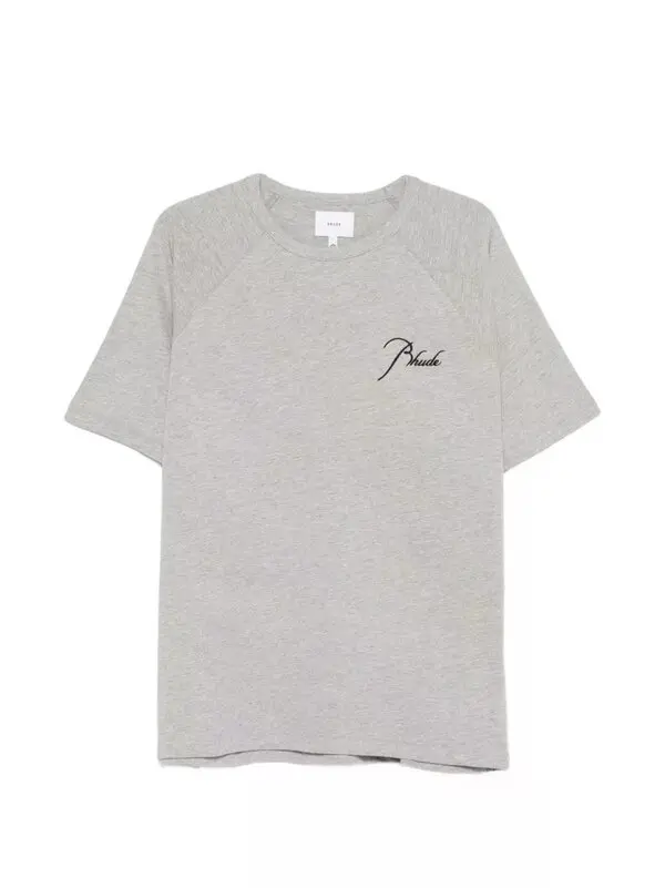 Rhude Embroidered T-shirt - Grey